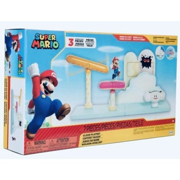 Nintendo | Toys | Super Mario Nintendo Cloud Playset With 25 Running ...